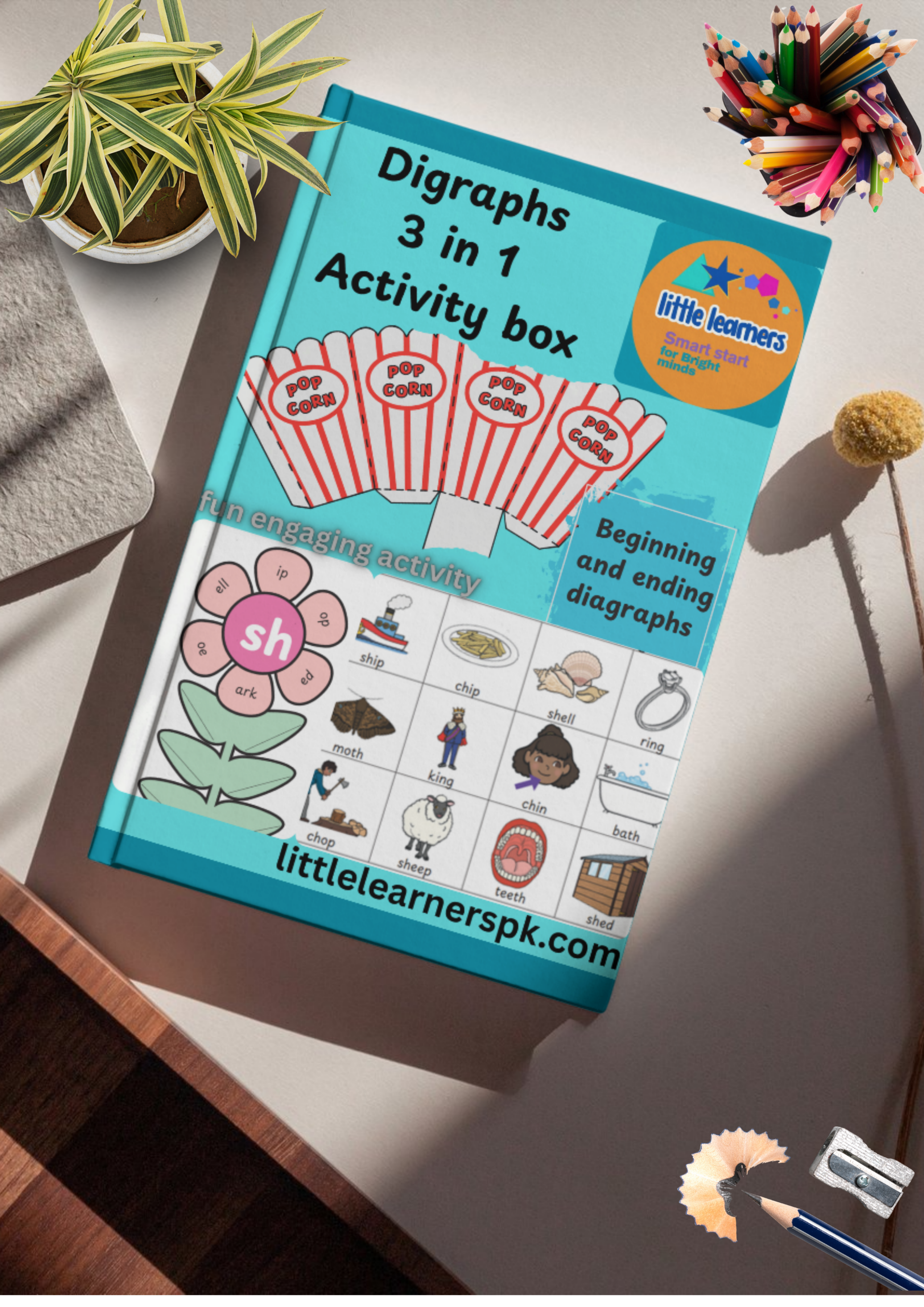 Digraphs 3-in-1 Activity Box – Little Learners